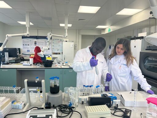 OCPP Student Albert Koomson receives training At Cefas, UK|ACECoR