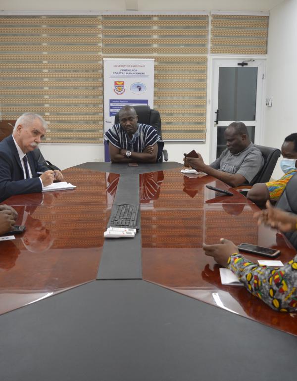 Dr. Florent Engelmann of the French Embassy in Ghana visits ACECoR | ACECoR