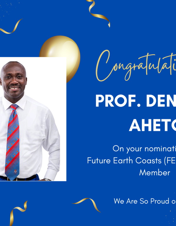 Professor Aheto Nominated As A Member of FEC Academy | ACECoR